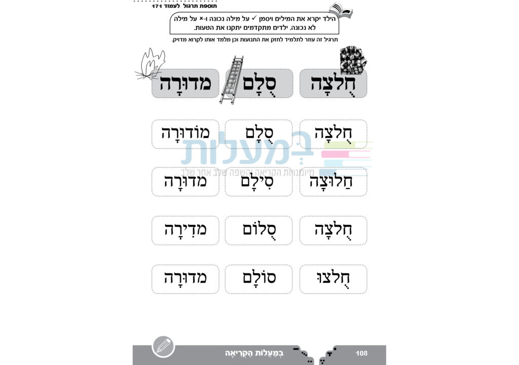 Libro de Enseñanza de Todas las Nekudot hasta Leer Cuentos - Bemaalot ...